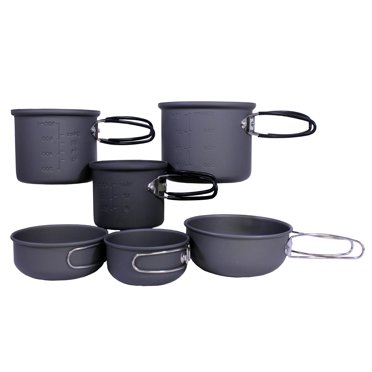 Ozark Trail 11 Piece Silicone Camping Mess Kit - Walmart.com