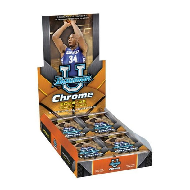 2022-23 Bowman University Chrome Basketball Hobby Box - Walmart.ca
