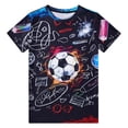 Boys T Shirts Short Sleeve Crewneck Graphic Tees with Funny 3D Print ...