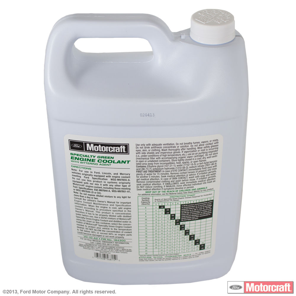 Motorcraft VC-10-A2 Specialty Green Engine Coolant(concentrated ...