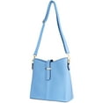 Women's Serena Leatherette Buckle Shoulder Bag - Walmart.com
