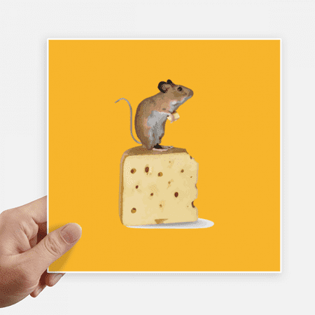 Mouse Cheese Outline Icon Overlooking Sticker Tags Wall Picture Laptop ...