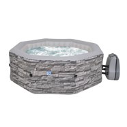 ALEKO Wood Fired Hot Tub and Ice Bath - Portable Outdoor Spa for 4-5 ...