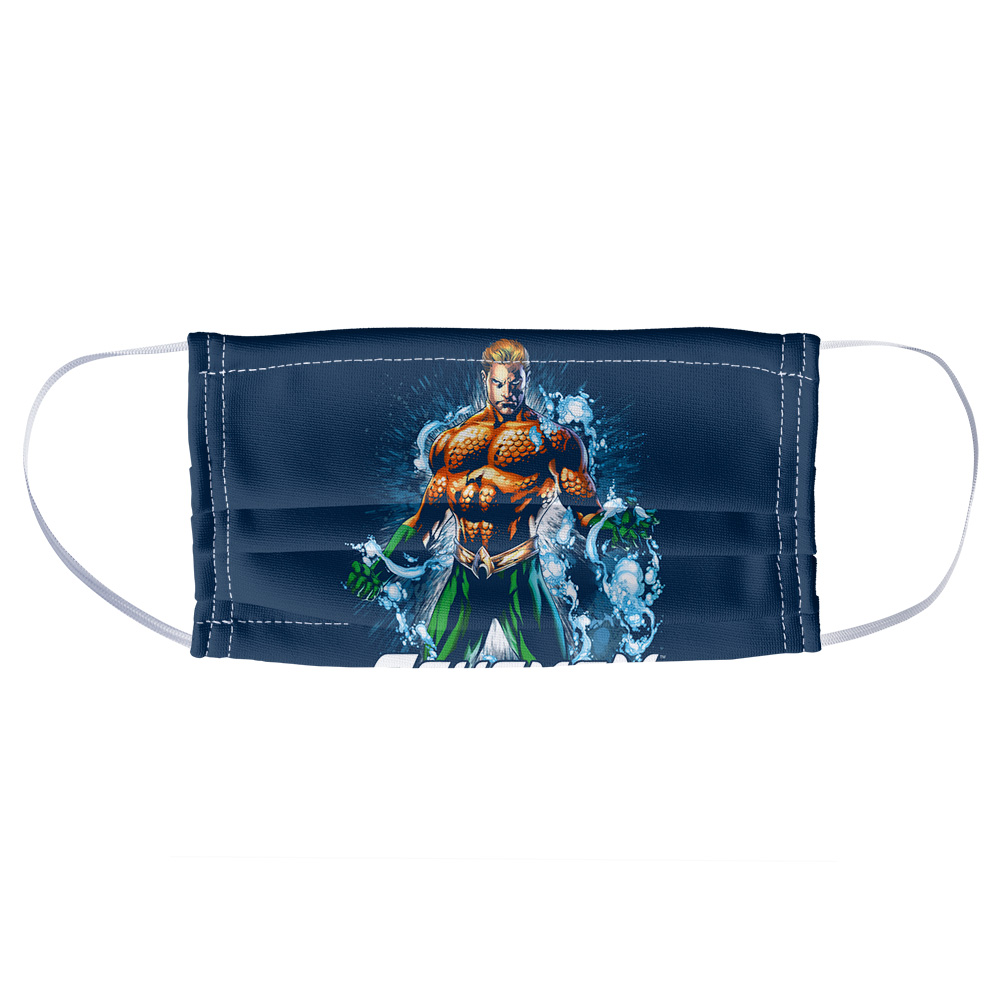 Aquaman Water Powers 1-Ply Reusable Face Mask Covering, Unisex ...
