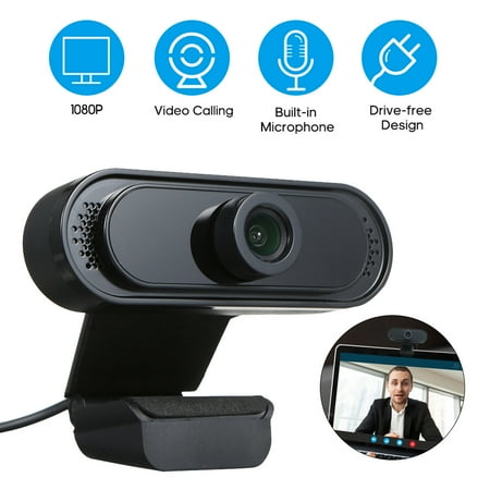 1080P High Definition Video Webcam with Mic CamComputer PC Camera for ...