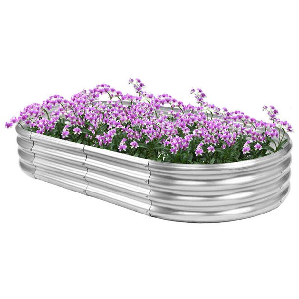 Metal Raised Garden Bed,Weather-resistant and Anti-rust Planter Box For ...