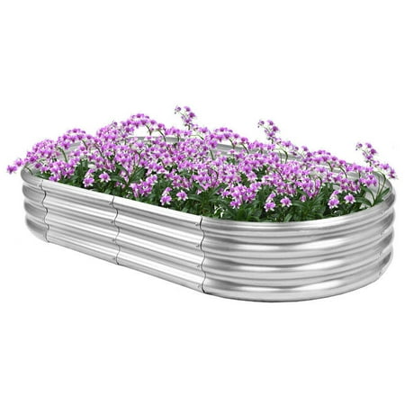 Metal Raised Garden Bed,Weather-resistant and Anti-rust Planter Box For ...