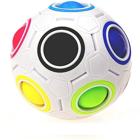 "Rainbow Puzzle Ball Color-Matching Puzzle Game Fidget Toy Stress ...