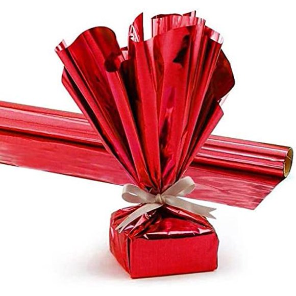 Red Cellophane Wrap