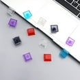 LAIQIEN Matte Frosteds Transparents Keycaps Original Height PC Keycaps ...