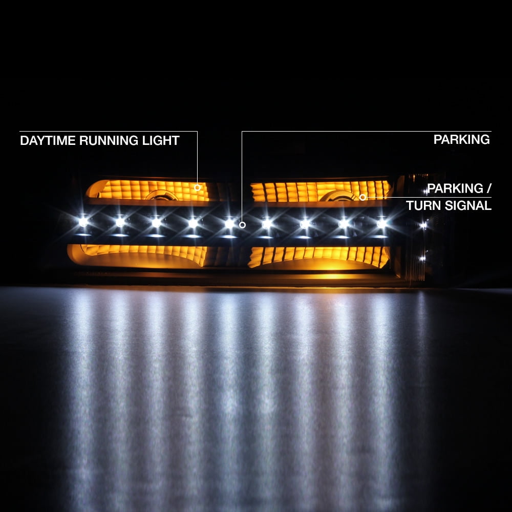 Buy VIPMOTOZ Front Bumper LED Strip Fog Light Assembly For 2003-2006 ...