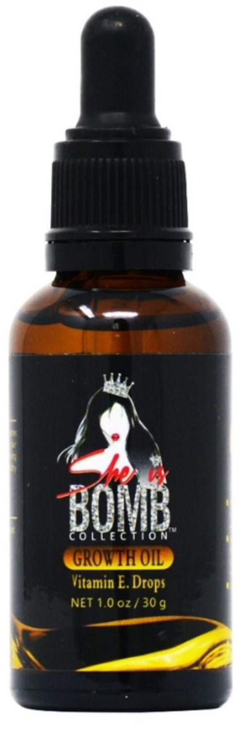 She Is Bomb Collection Growth Oil, Vitamin E Drops, 1 oz - Walmart.com