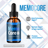 Memocore Advanced Formula Brain Support Drops Memo Core Maximum Strength Supplement 150 Servings ...