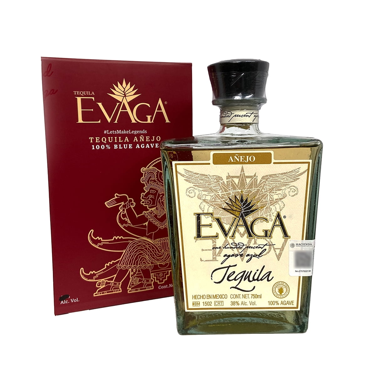 Tequila Premium Evaga Añejo 750 ml | Walmart en línea