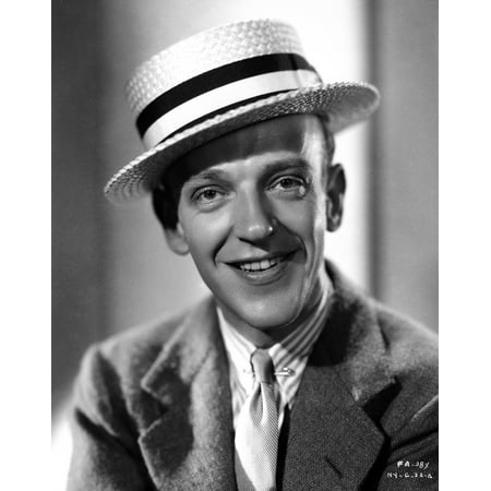 Fred Astaire smiling in Black and White Portrait Photo Print (8 x 10 ...