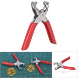 6-Inch Leather Hole Punch and Eyelet Belt Puncher Tool Set, Plating ...