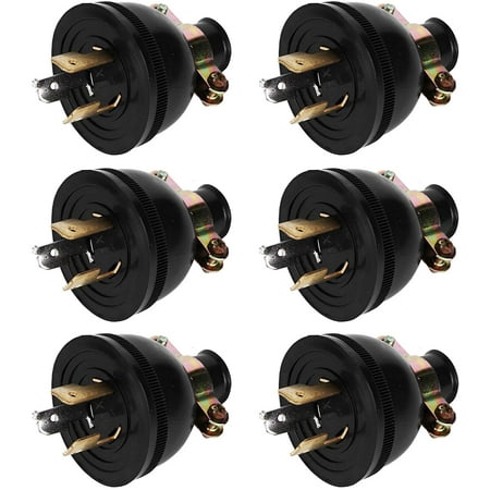 ohcoolstule 6Pcs 3 Pin Converter Plug USA Type Anti- Off 3- 7KW ...