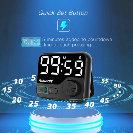 Timers, Kitchen Timer for Cooking, LED Digital Timer for Kids, Magnetic ...