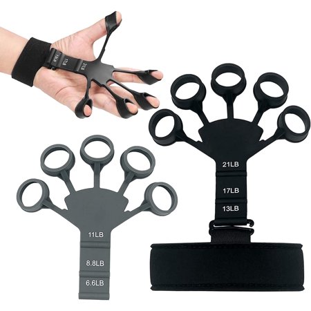 Grip-Strength-Trainer-Set,2PCS Hand Grip Strengthener and Hand ...