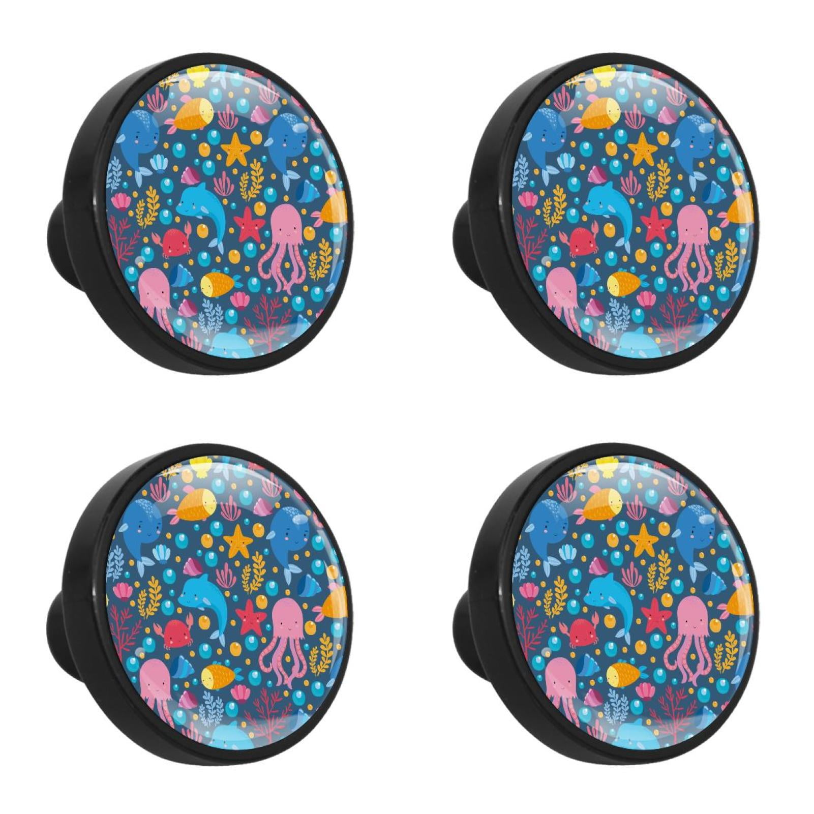 4 Pcs Octopus Knobs for Kitchen Cabinet Cupboard Dresser Bookcase ...