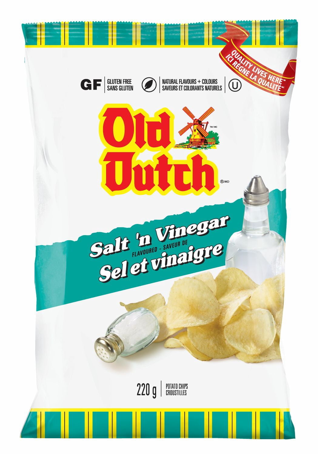 Old Dutch Salt & Vinegar Potato Chips - Walmart.ca