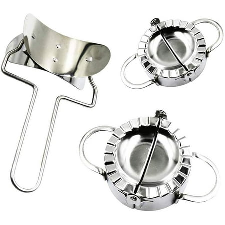 TOOAD 3 Pieces Dumplings Maker, Stainless Steel Dumpling Empanadas ...