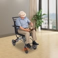 Foldable Transport Wheelchair, Portable Traveling Wheelchair, Folding ...