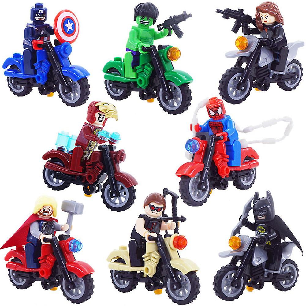 Click here for Sipin 8pcs Superhero With Motorcycle Action Figure... prices