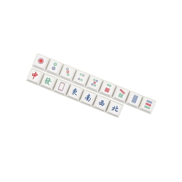 pitrice 16 Key Chinese Mahjong Mechanical Keyboard Keycaps Easy to Read ...