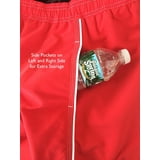Officially Licensed Red LIFEGUARD? Men's Board Shorts Swim Trunks ...