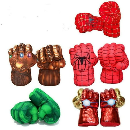 Superhero Gloves Hulk Hands Spiderman Ironman Punching Boxing Gloves ...