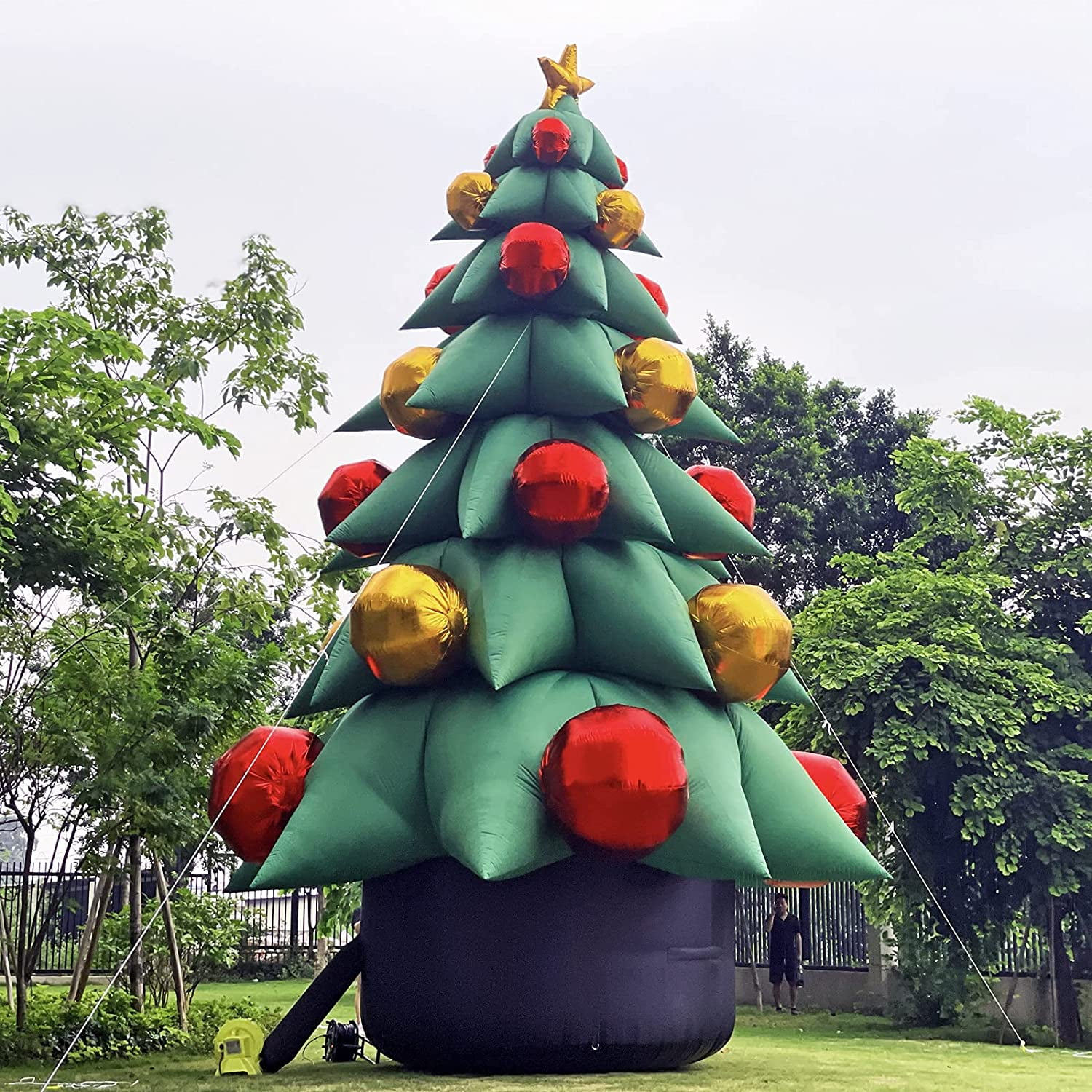 OZIS 26Ft Tall Inflatable Green Christmas Tree with Multicolor Gift ...
