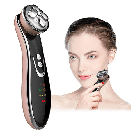 Portable Mini Facial Device Warm Up Facial Machine Women Neck Chin Eyes ...