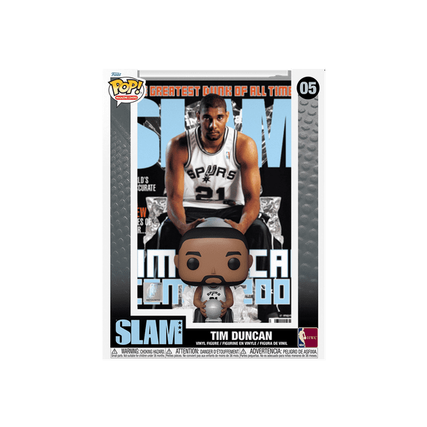 Funko Pop! NBA Cover: SLAM - Tim Duncan Vinyl Figure - Walmart.com