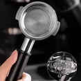 Ywmsfl Stainless Steel Bottomless Portafilter Wood Handle Filter Basket ...