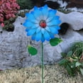 Pompotops Metal Flower Garden Stakes Decor, Outdoor Garden Decoration ...