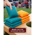 Play Platoon, Cornhole Bags, 8 Set, Durable Orange & Teal - Walmart.com