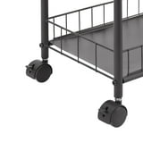 Free Shipping! 6 Tier Rolling Cart,Mobile Storage Shelving Unit with ...