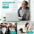 Nekteck, Neck Massager, Deep Tissue with Heat, Shiatsu Back Shoulder ...