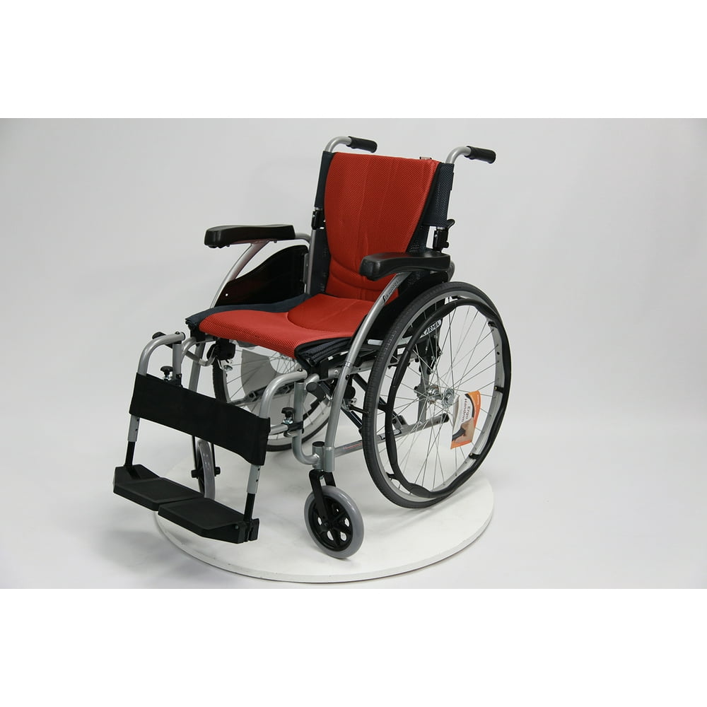 Karman S-125 Ergonomic Ultra Lightweight Manual Wheelchair, Pearl ...