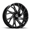 CAVALLO CLV-41 22X9.5 BLANK 15ET 78.1CB GLOSS BLACK & MACHINED WHEEL ...