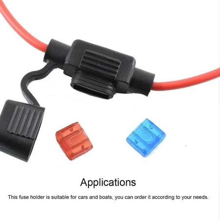 Pack of 10 Car Fuse Holder Wiring Harness Connector Plastic Repairing ...