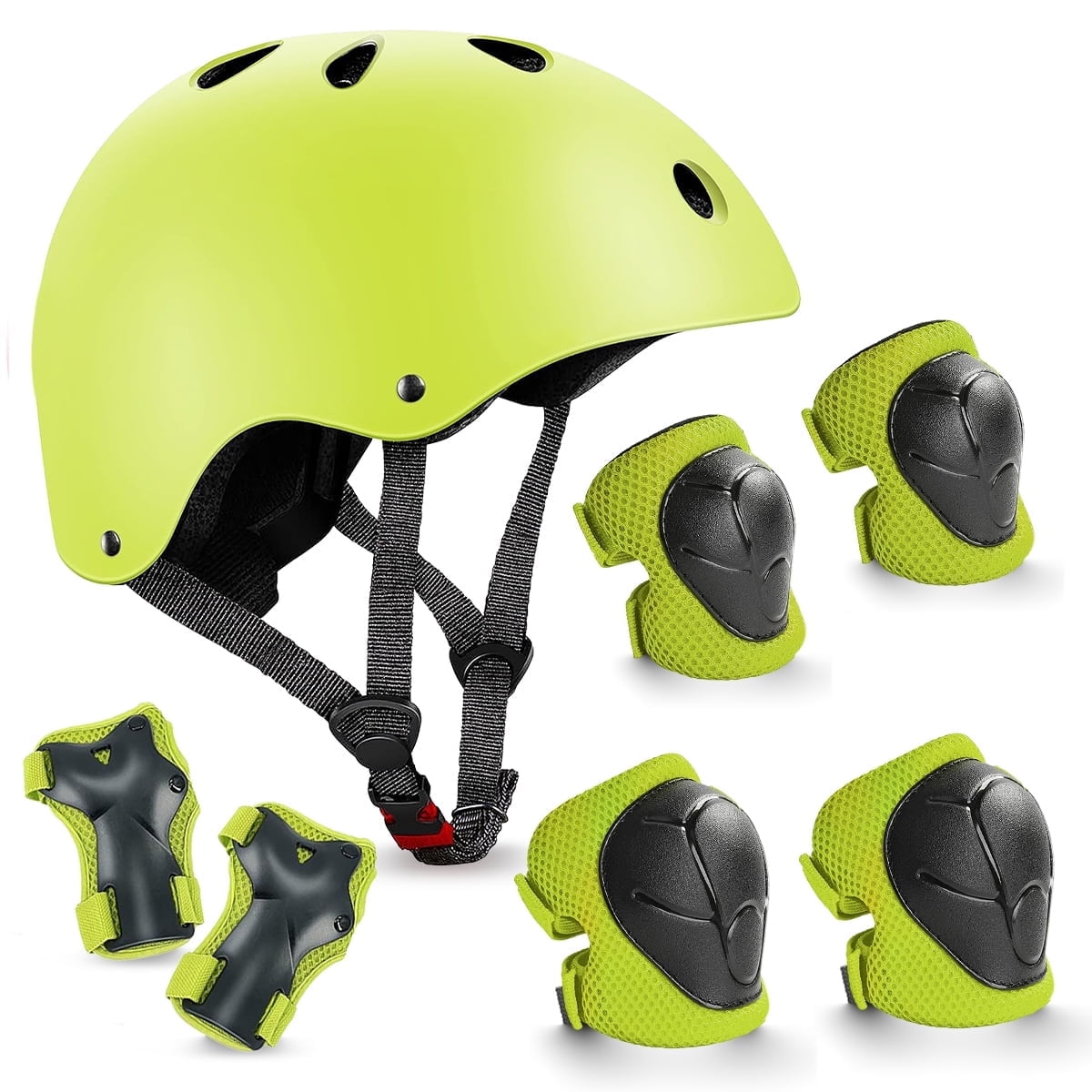 Click here for Grm Kids Bike Helmet & Protective Gear Set - Red... prices