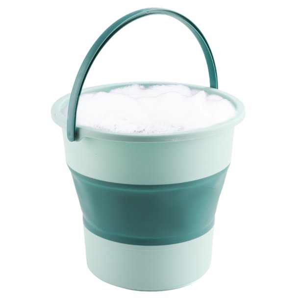 VONKY 10L Fishing Foldable Bucket Large Capacity Bucket with Handle ...