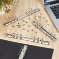 7Pcs 2 Styles A5/A6 Iron Binding Combs 6-Ring Loose Leaf Book Binder ...