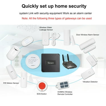 YLSHRF Infrared Alarm, Motion Sensor Alarm,Wireless PIR Motion Sensor ...