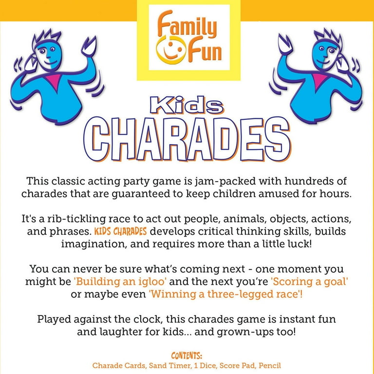Charades Game For Kids