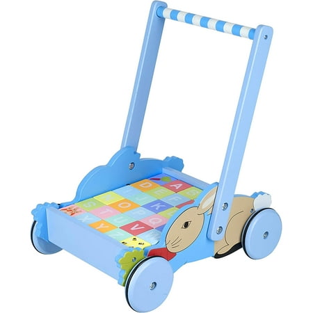 - Peter Rabbit Block Trolley - Wooden Alphabet Block Trolley That ...