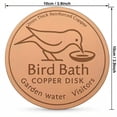 Copper Disc for Bird Bath, 1mm Thick Reinforced 99.9% Pure Copper ...
