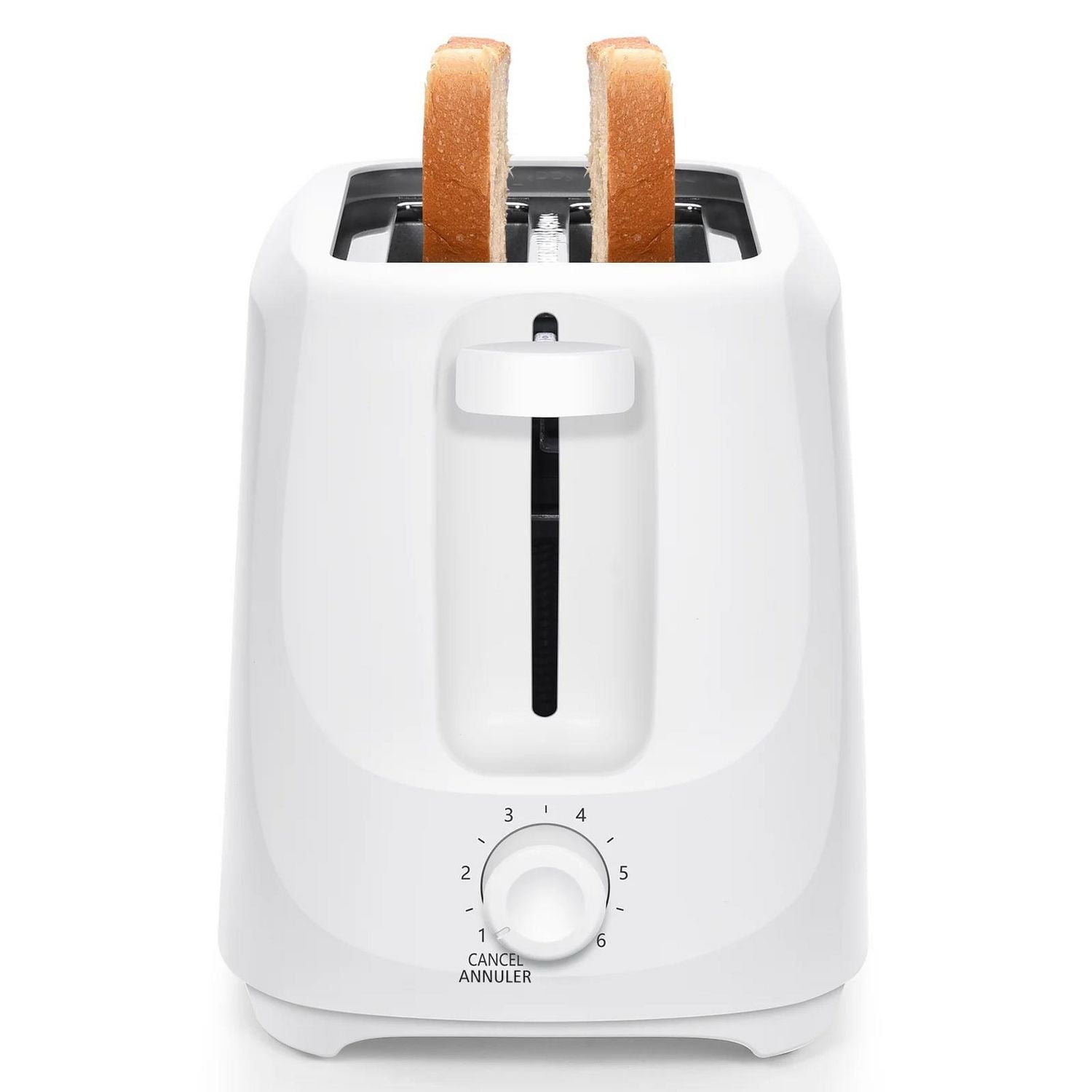 Mainstays 2-Slice Toaster with 6 Shade Settings and Removable Crumb ...